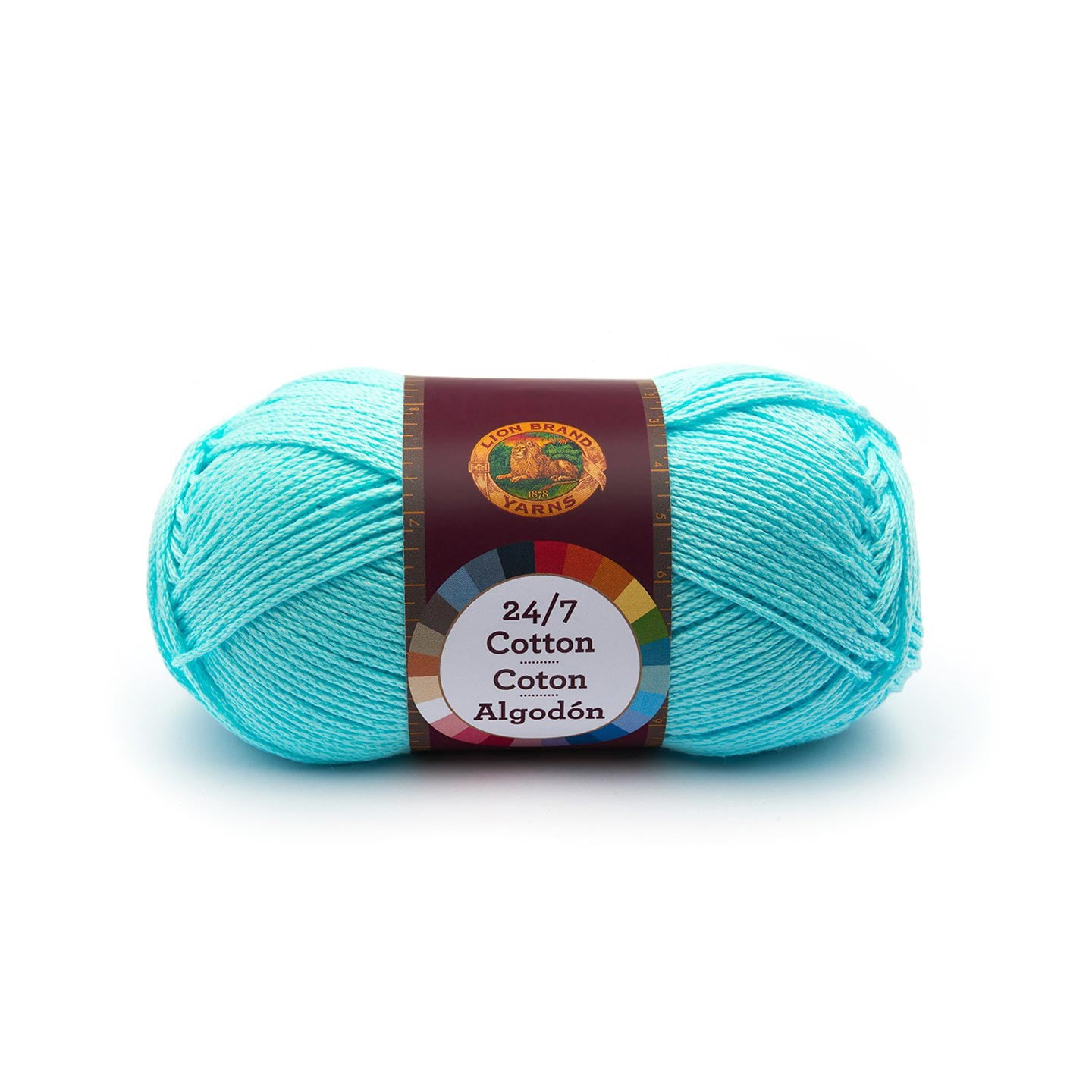 Lion Brand 24/7 Cotton Aqua Cotton Yarn - Walmart.com
