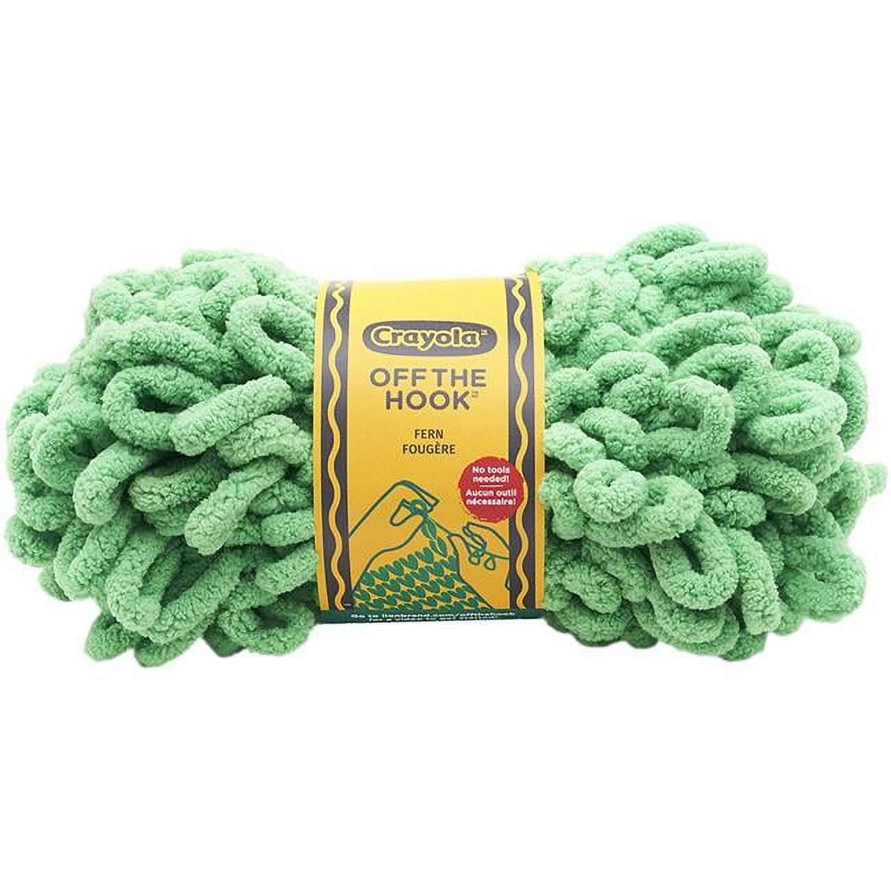 Lion Brand 3004-171 Fern -Yarn Crayola Offhook - Walmart.com