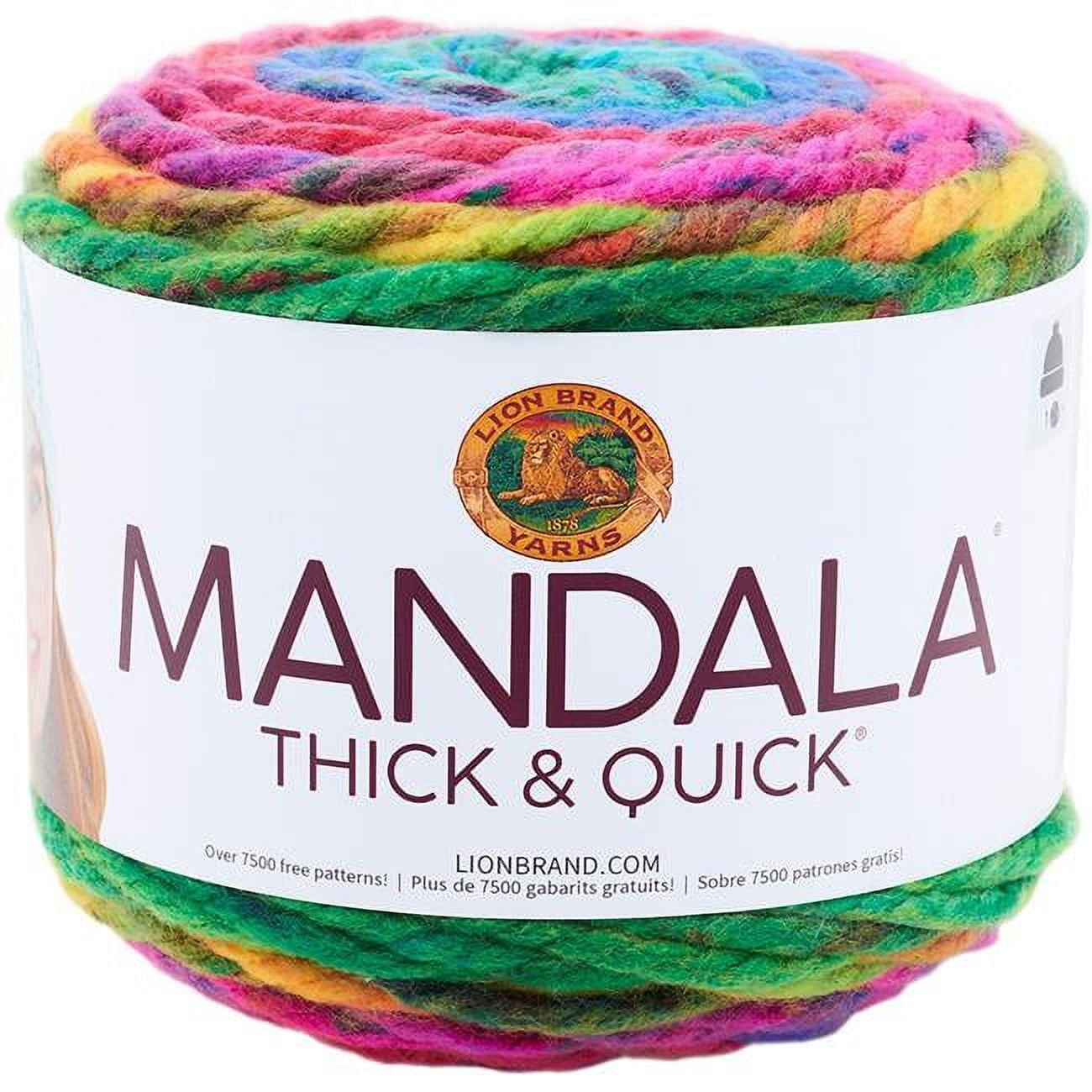 Lion Brand 528-201 Mandala Thick & Quick Yarn - Swirl - Walmart.com
