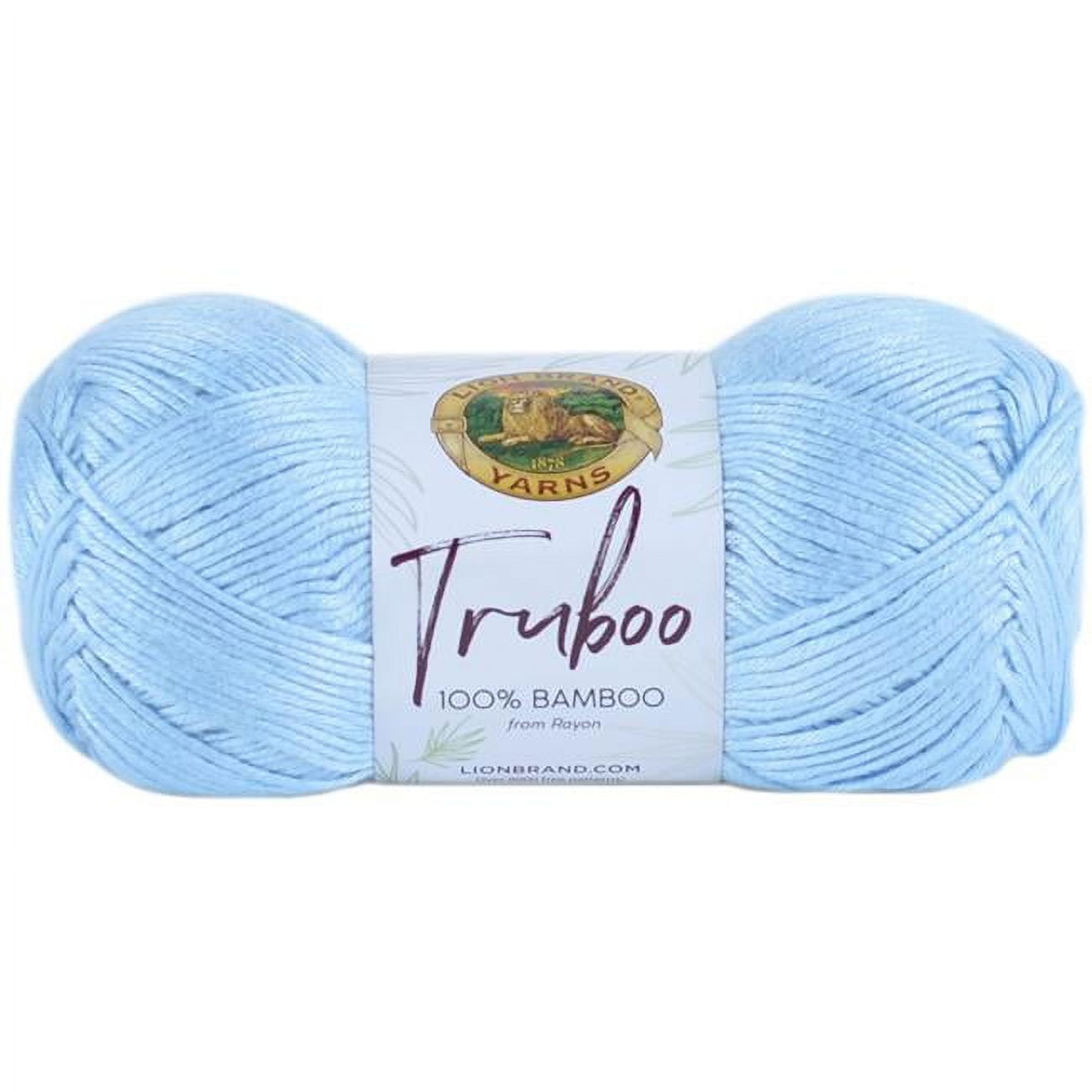 Lion Brand 837-105 Light Blue - Yarn Truboo - Walmart.com