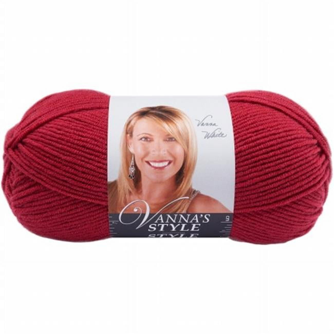 Lion Brand 867-113 Vannas Style Yarn - Red - Walmart.com