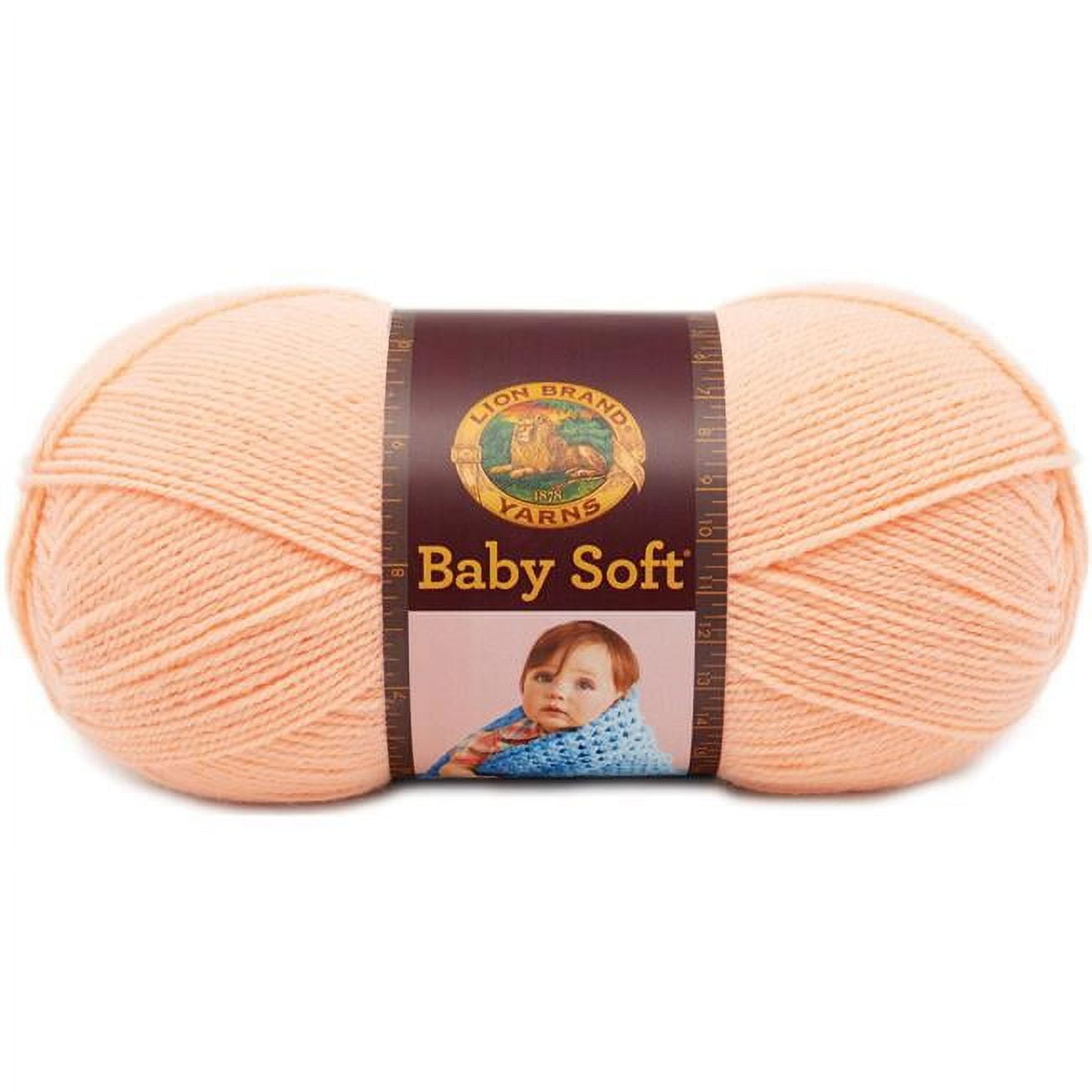 Lion Brand 920-133 Baby Soft Yarn - Creamsicle - Walmart.com