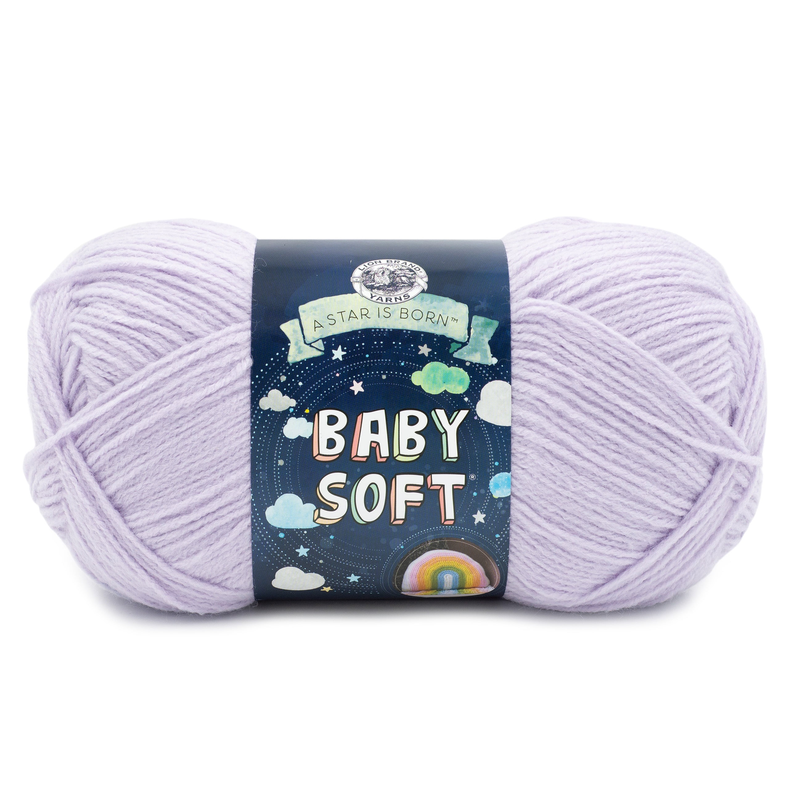 Lion Brand Baby Soft Yarn-Dusty Lilac - Walmart.com
