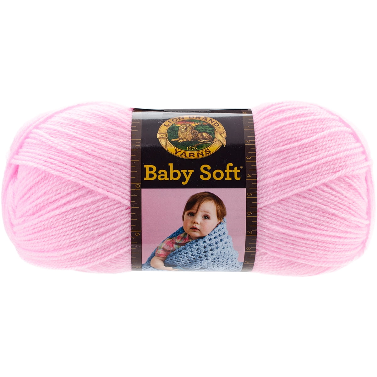 Lion Brand Baby Soft Yarn-Little Girl Pink - Walmart.com