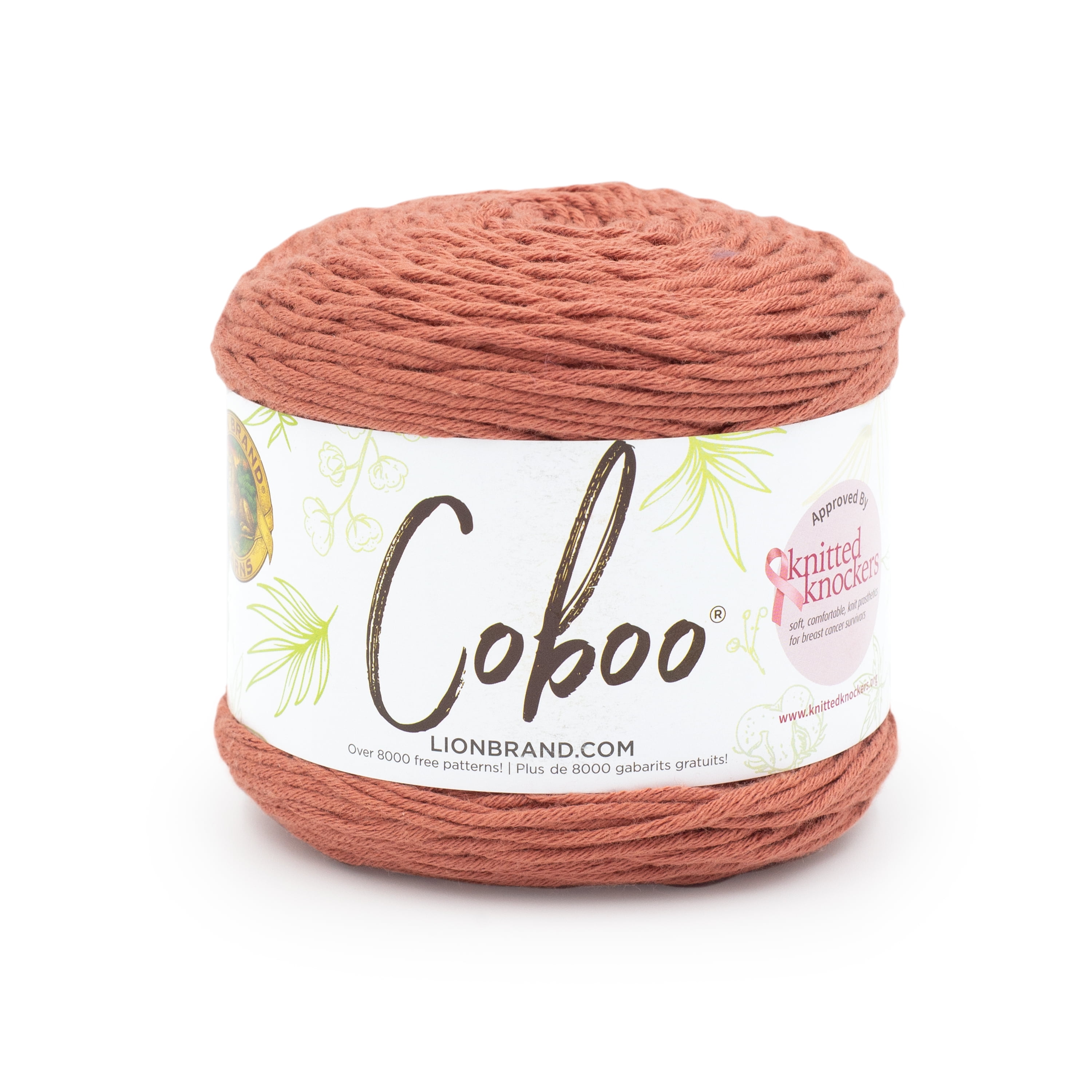 Lion Brand Coboo Yarn, Russet, 3.5oz/100g - Walmart.com