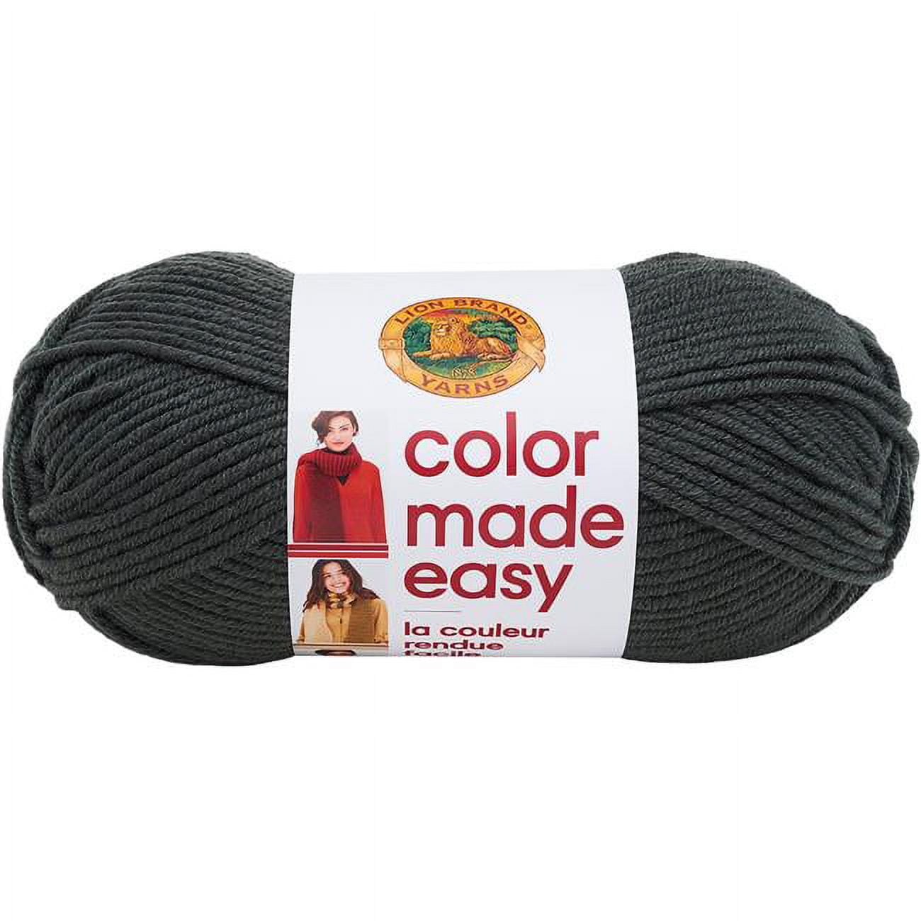 Lion Brand Color Made Easy Yarn-Smoky Quartz - Walmart.com