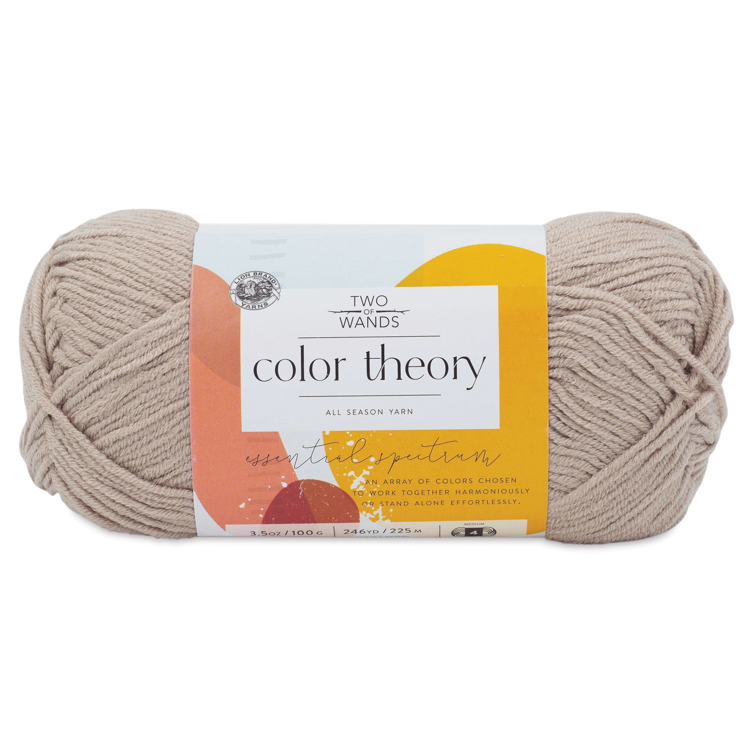 Lion Brand Color Theory Yarn - Bone - Walmart.com