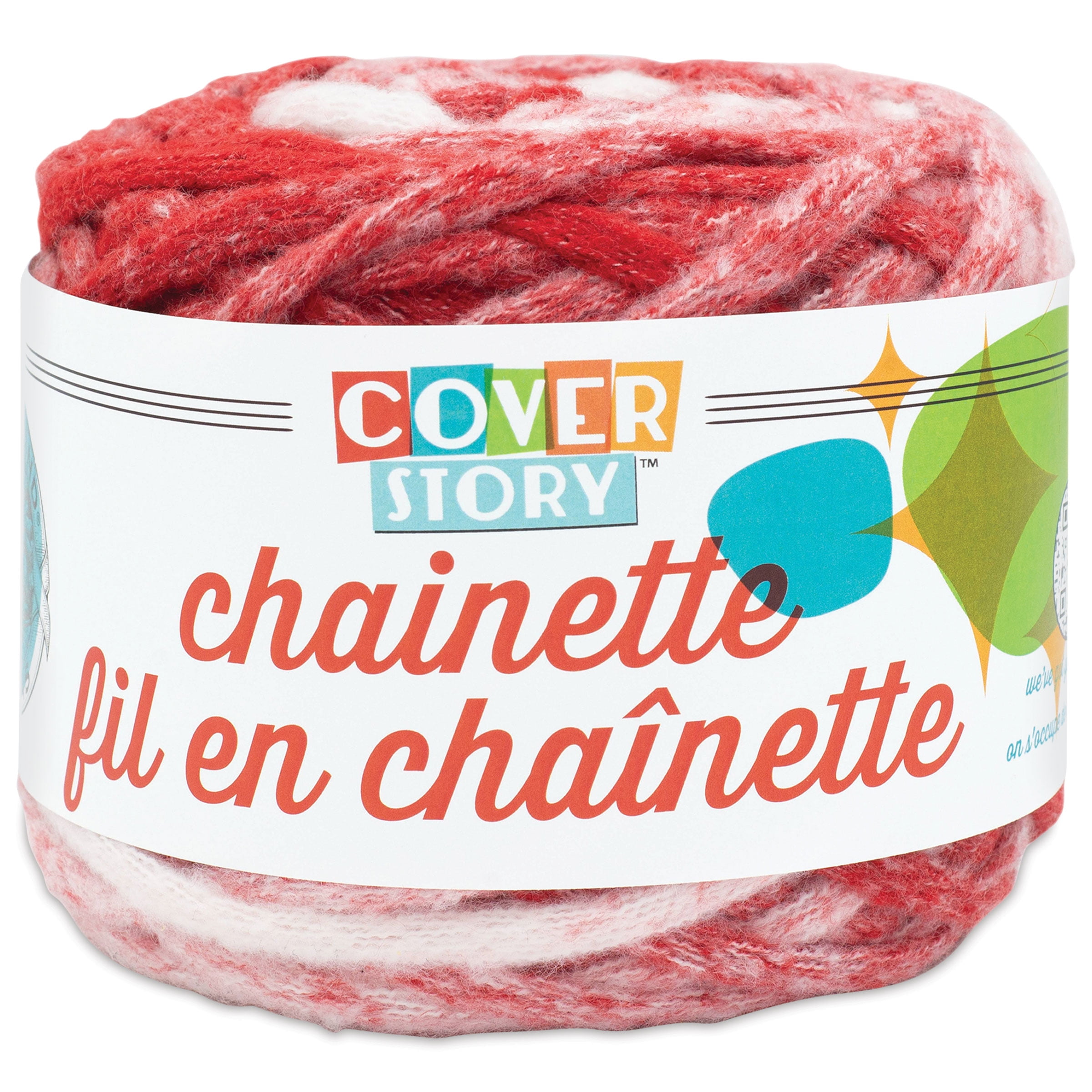 Lion Brand Cover Story Chainette Yarn-Red - Walmart.com