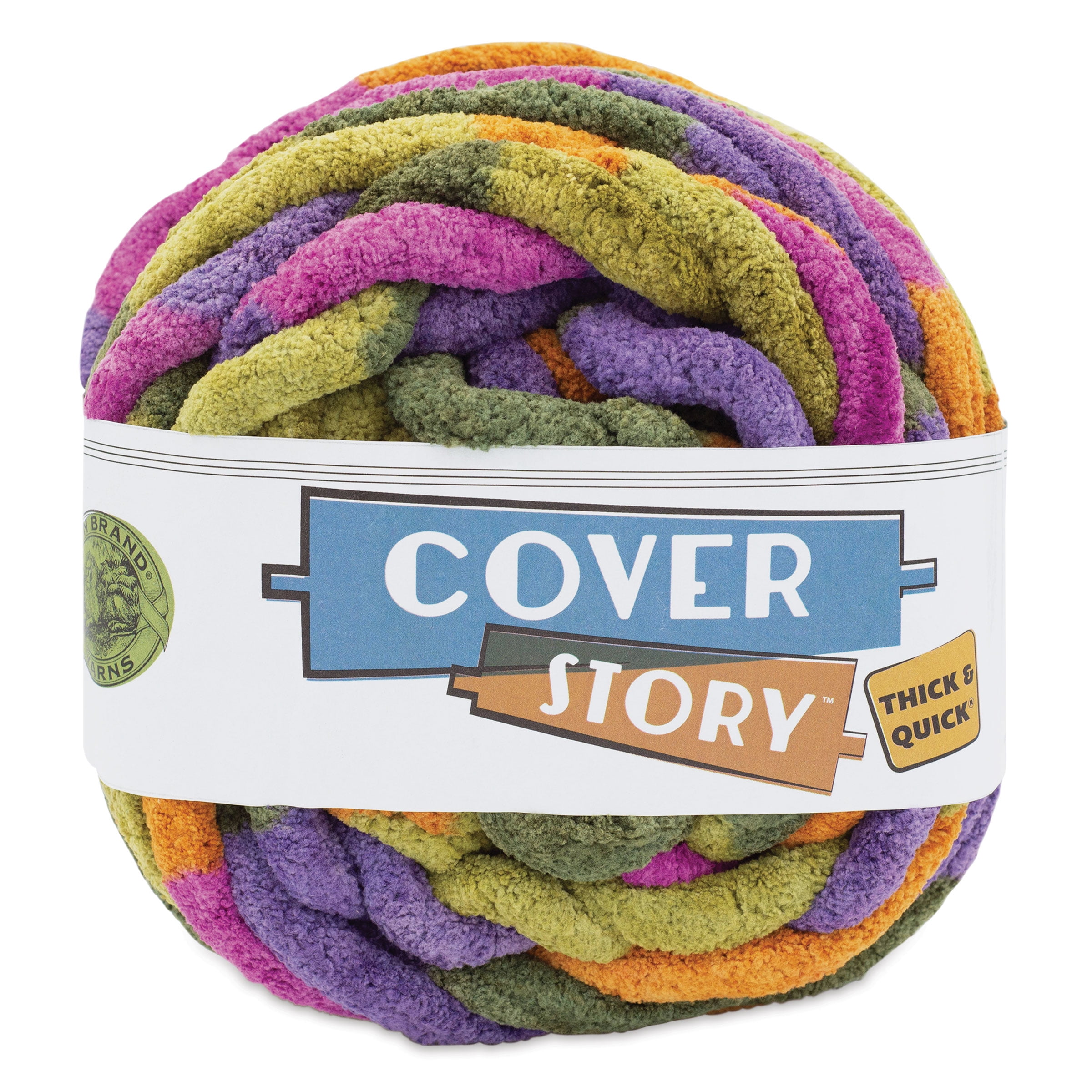 Lion Brand Cover Story Thick & Quick Yarn-Forest Path - Walmart.com