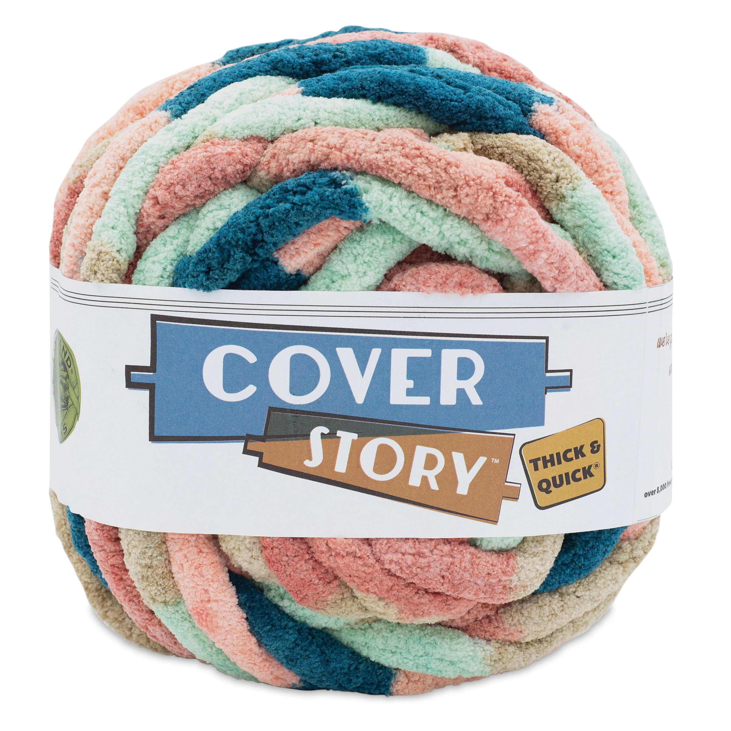 Lion Brand Cover Story Thick & Quick Yarn-Mountain Dawn - Walmart.com