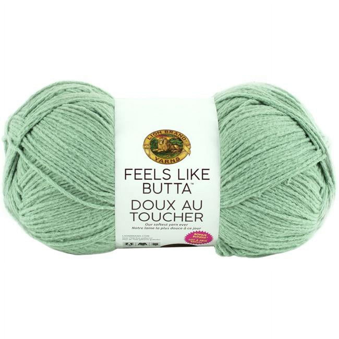 Lion Brand Feels Like Butta Bonus Bundle Yarn-Sage - Walmart.com