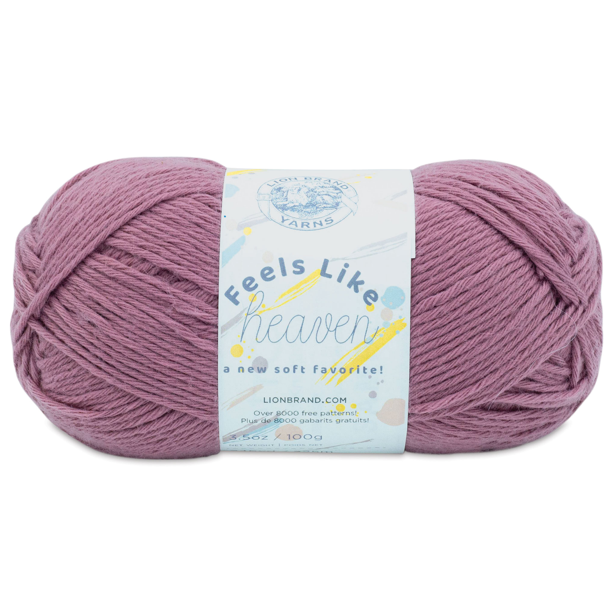 Lion Brand Feels Like Heaven Yarn - Mauve, 246 yds - Walmart.com