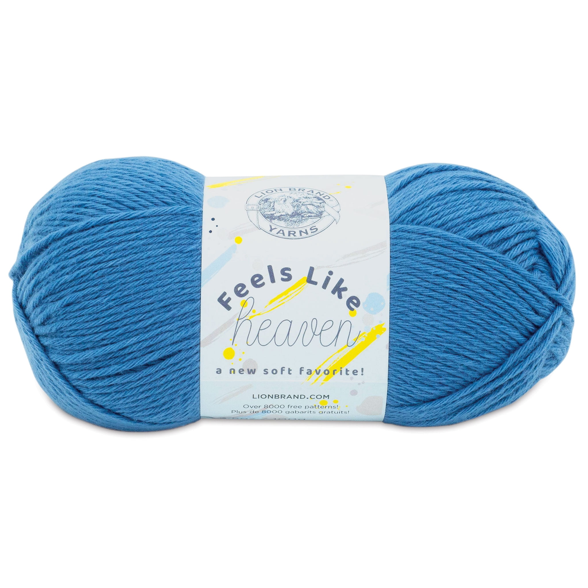 Lion Brand Feels Like Heaven Yarn-Periwinkle - Walmart.com