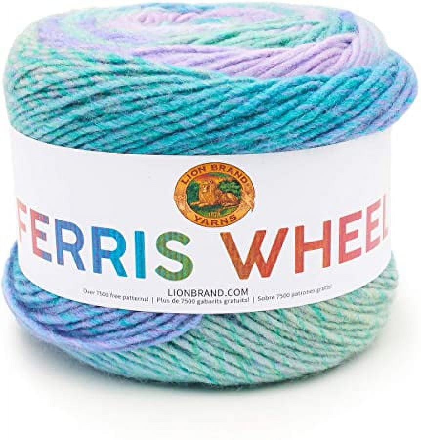 Lion Brand Ferris Wheel Yarn, Cotton Candy Color - Walmart.com