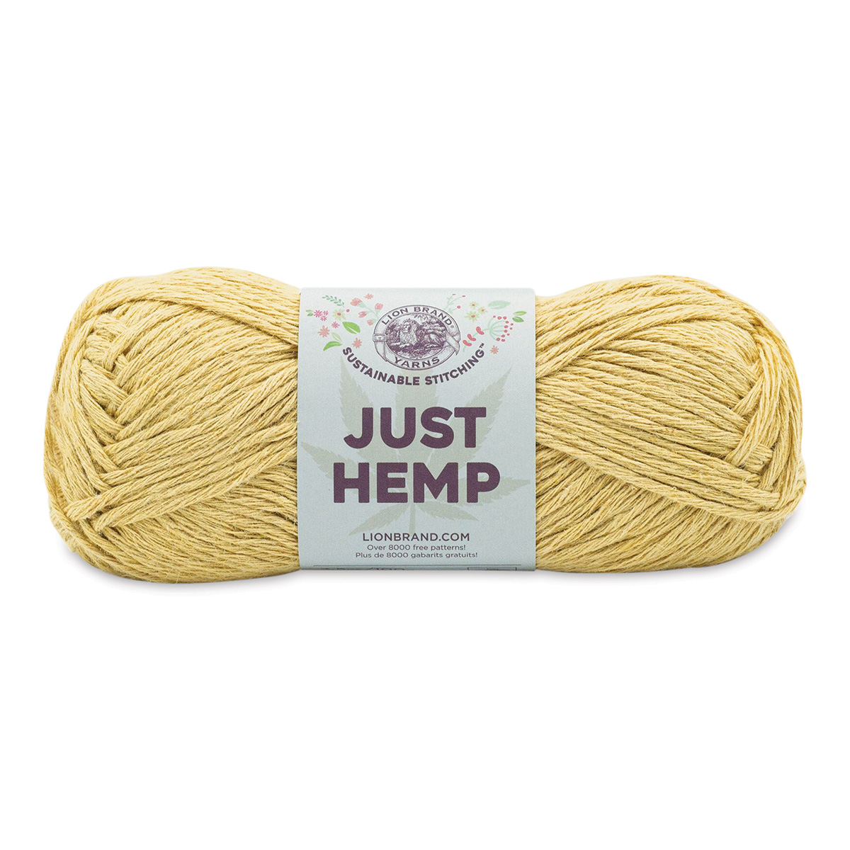 Lion Brand Just Hemp Yarn - Hay, 93 yards - Walmart.com