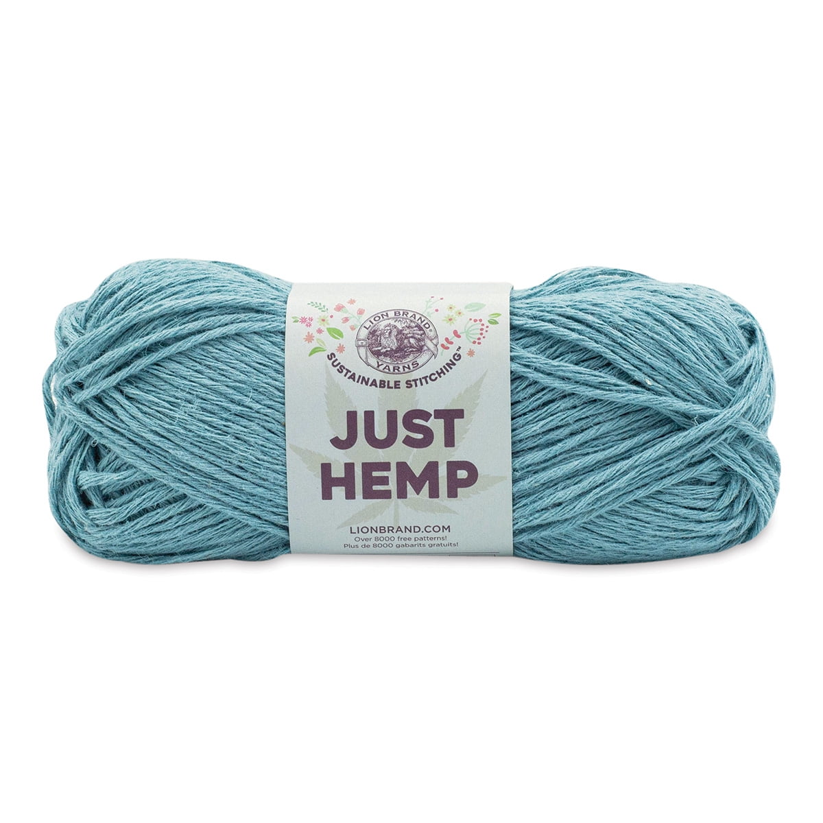 Lion Brand Just Hemp Yarn - Ocean, 93 yards - Walmart.com