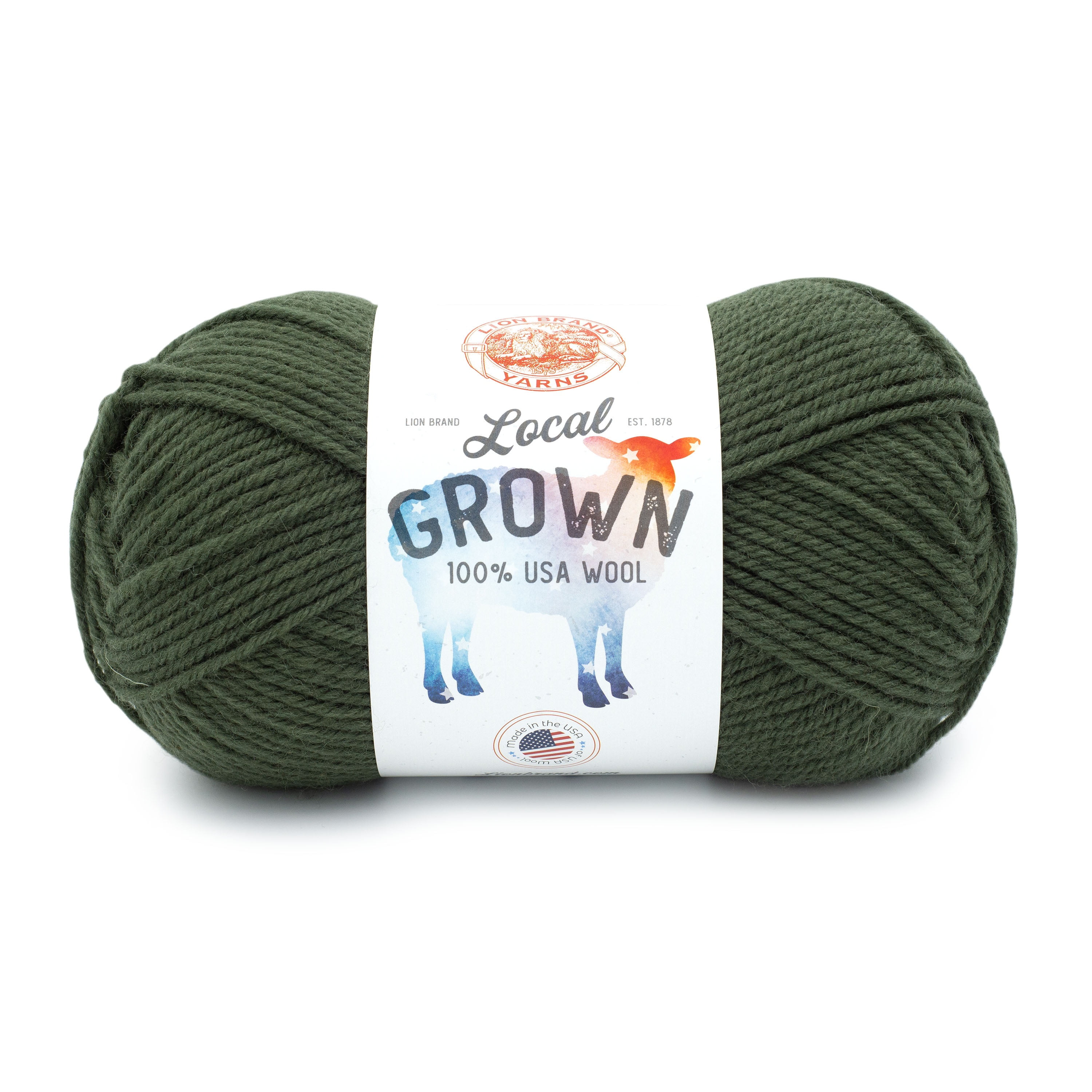 Lion Brand Local Grown Yarn - Moss - Walmart.com