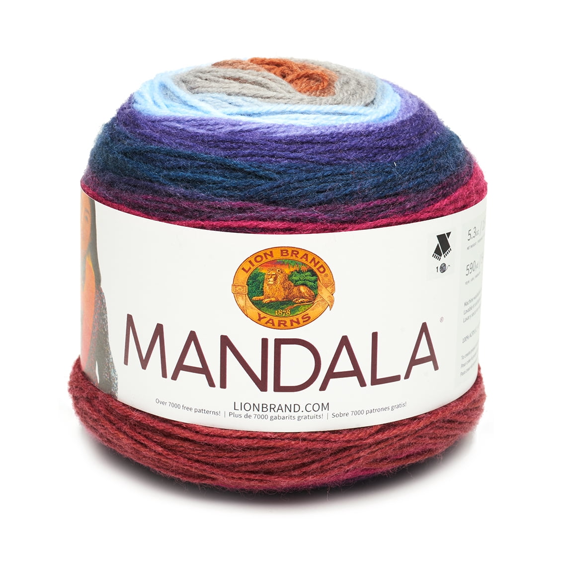 Lion Brand Mandala Light Acrylic Griffin Yarn, 590 yd - Walmart.com
