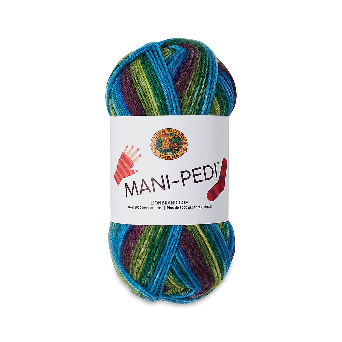 Lion Brand Mani-Pedi Yarn - Mittens - Walmart.com