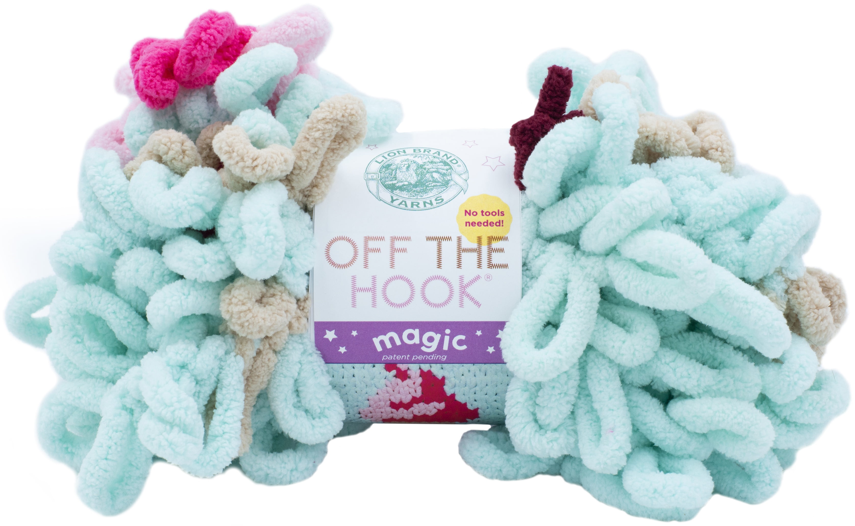 Lion Brand Off The Hook Magic Yarn-Ice Cream - Walmart.com