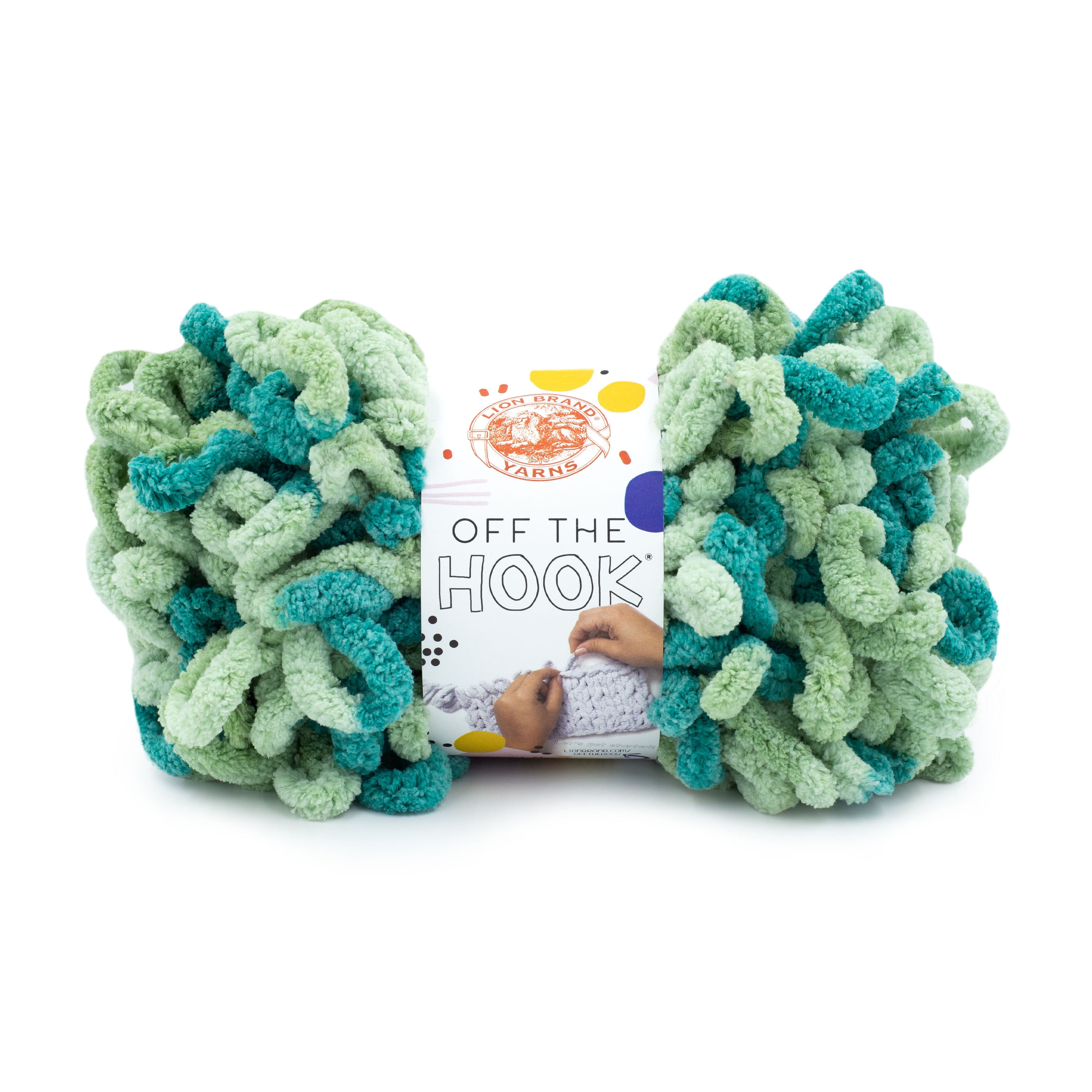 Lion Brand Off The Hook Yarn-Emerald - Walmart.com