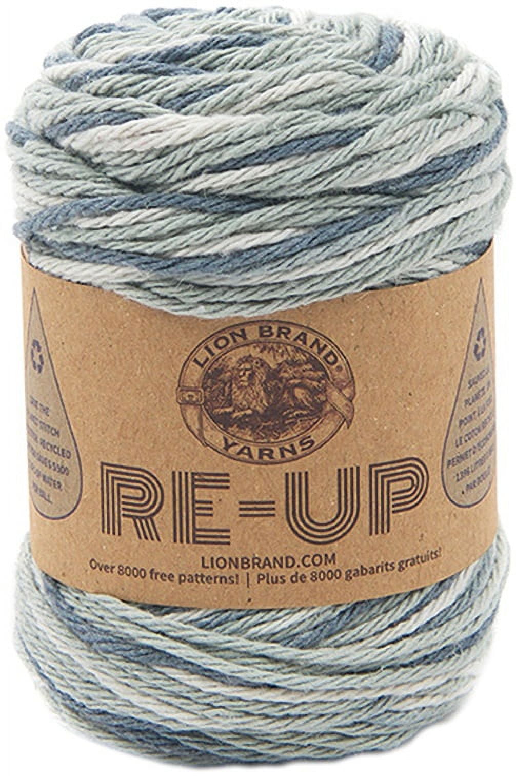 Lion Brand Re-Up Yarn-Ash - Walmart.com