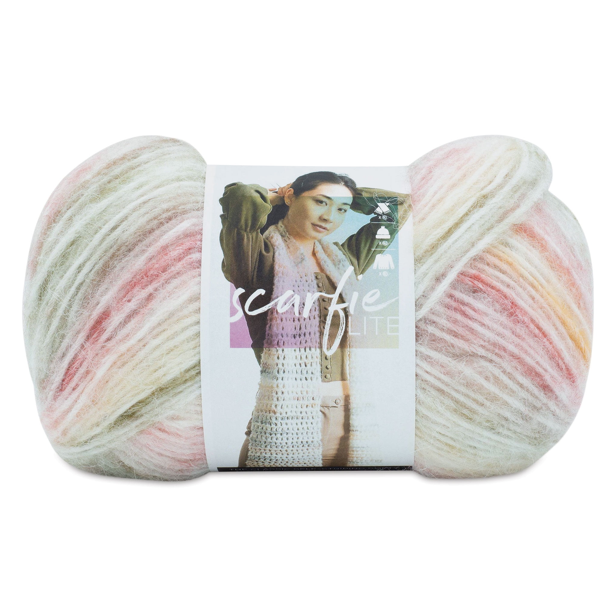 Lion Brand Scarfie Lite Yarn - Foliage, 349 yds - Walmart.com