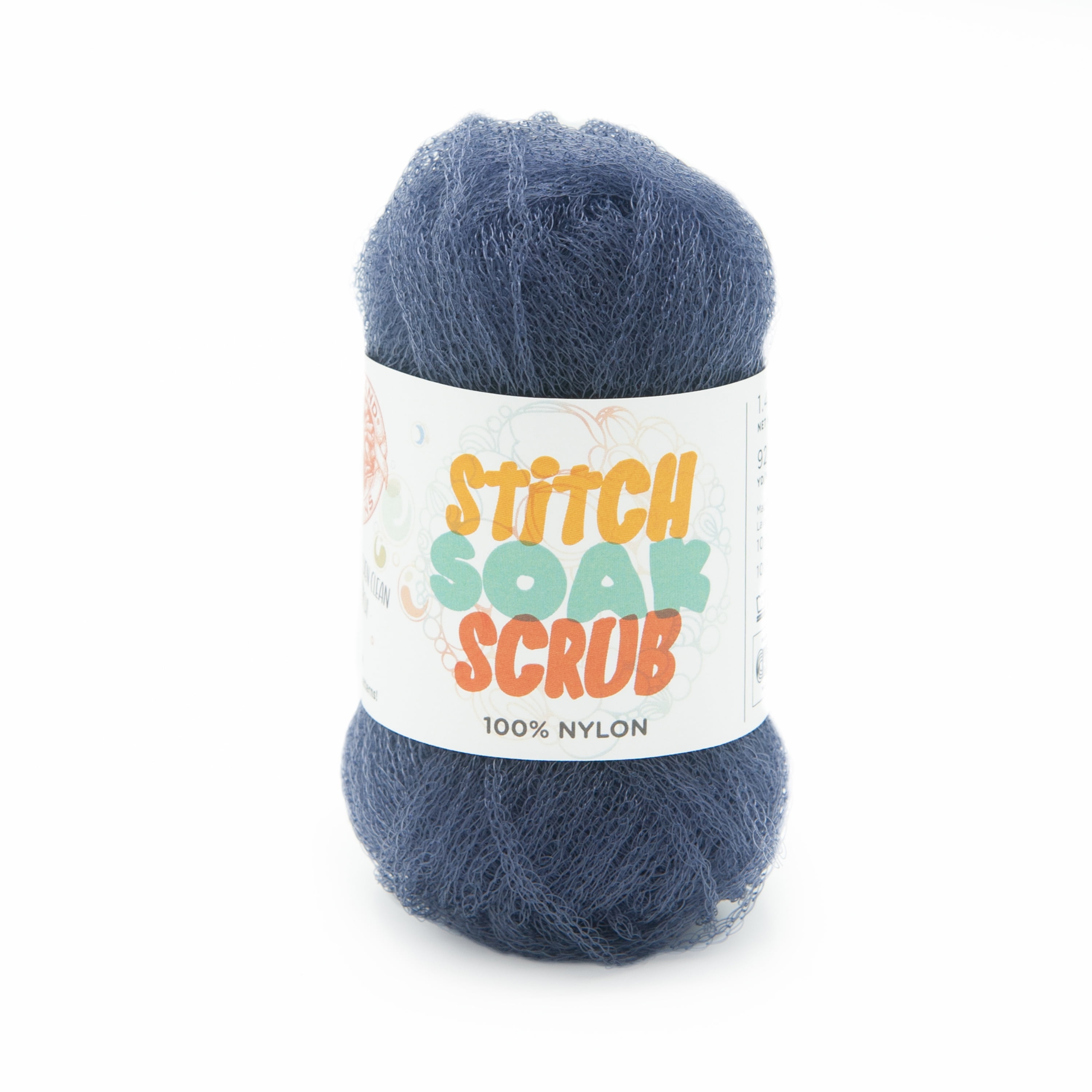 Lion Brand Stitch Soak Scrub Yarn-Blue Indigo - Walmart.com