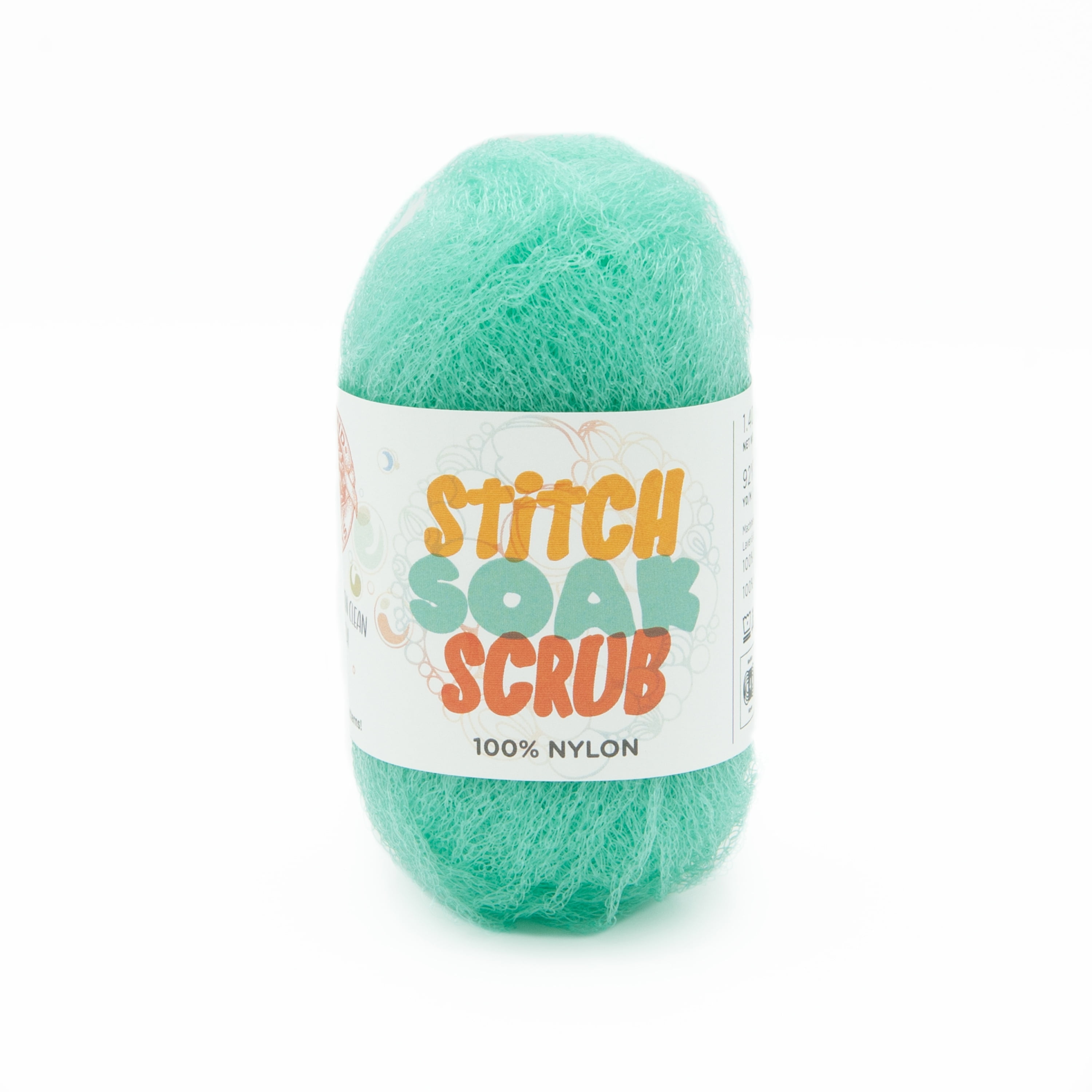 Lion Brand Stitch Soak Scrub Cabbage 781-156Q Scrubby Yarn - Walmart.com