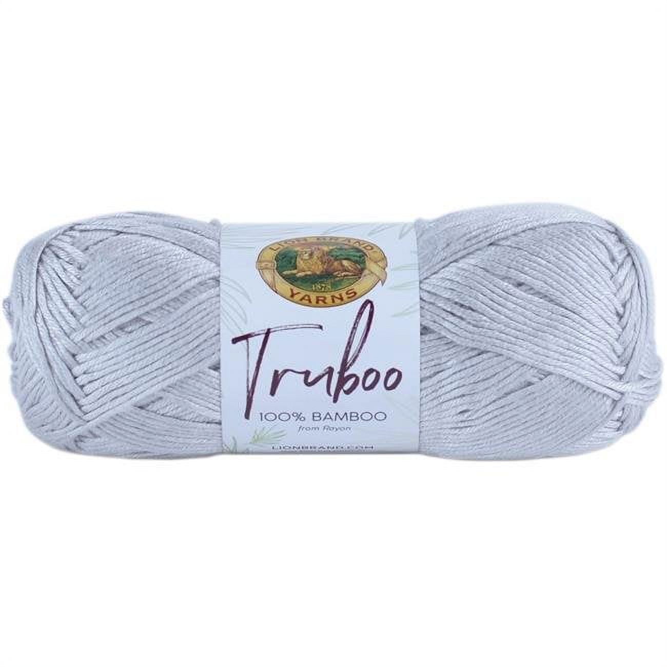Lion Brand Truboo Yarn-Silver - Walmart.com