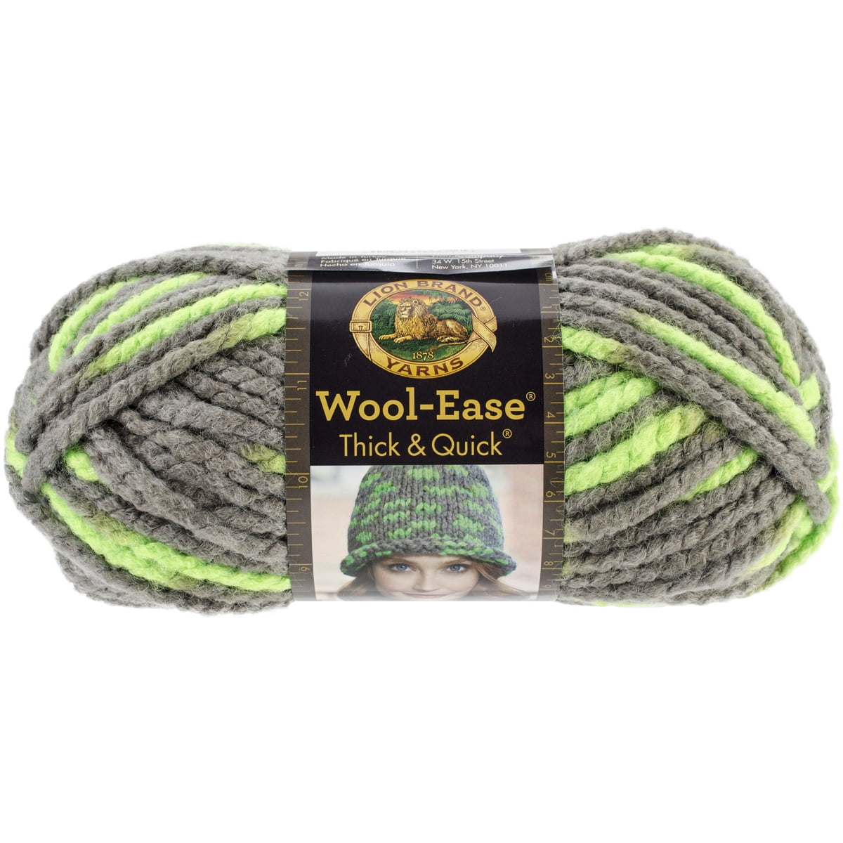 Lion Brand Wool-Ease Thick & Quick Yarn-Parakeet - Walmart.com