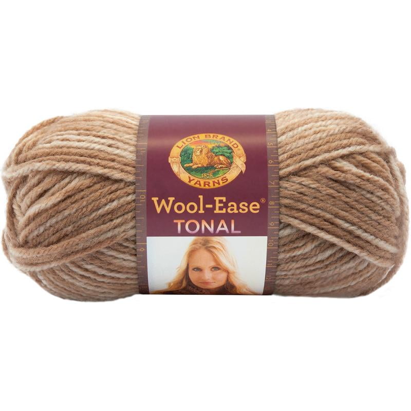 Lion Brand Wool-Ease Tonal Yarn: Sand - Walmart.com