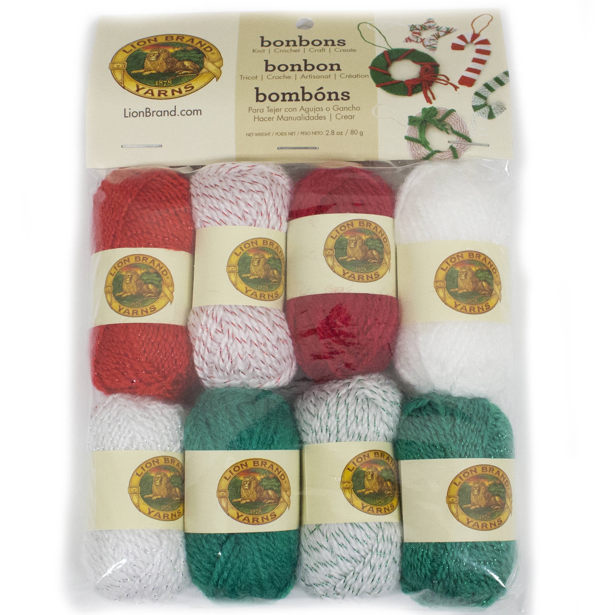 Lion Brand Yarn Bonbons Mini Novelty Yarn, 1pk - Walmart.com