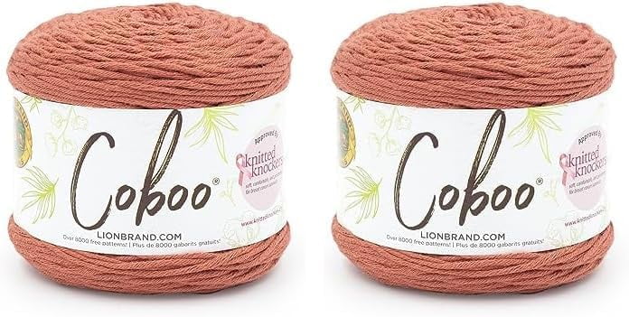Lion Brand Yarn Coboo Yarn, 2 Pack, Russet - Walmart.com