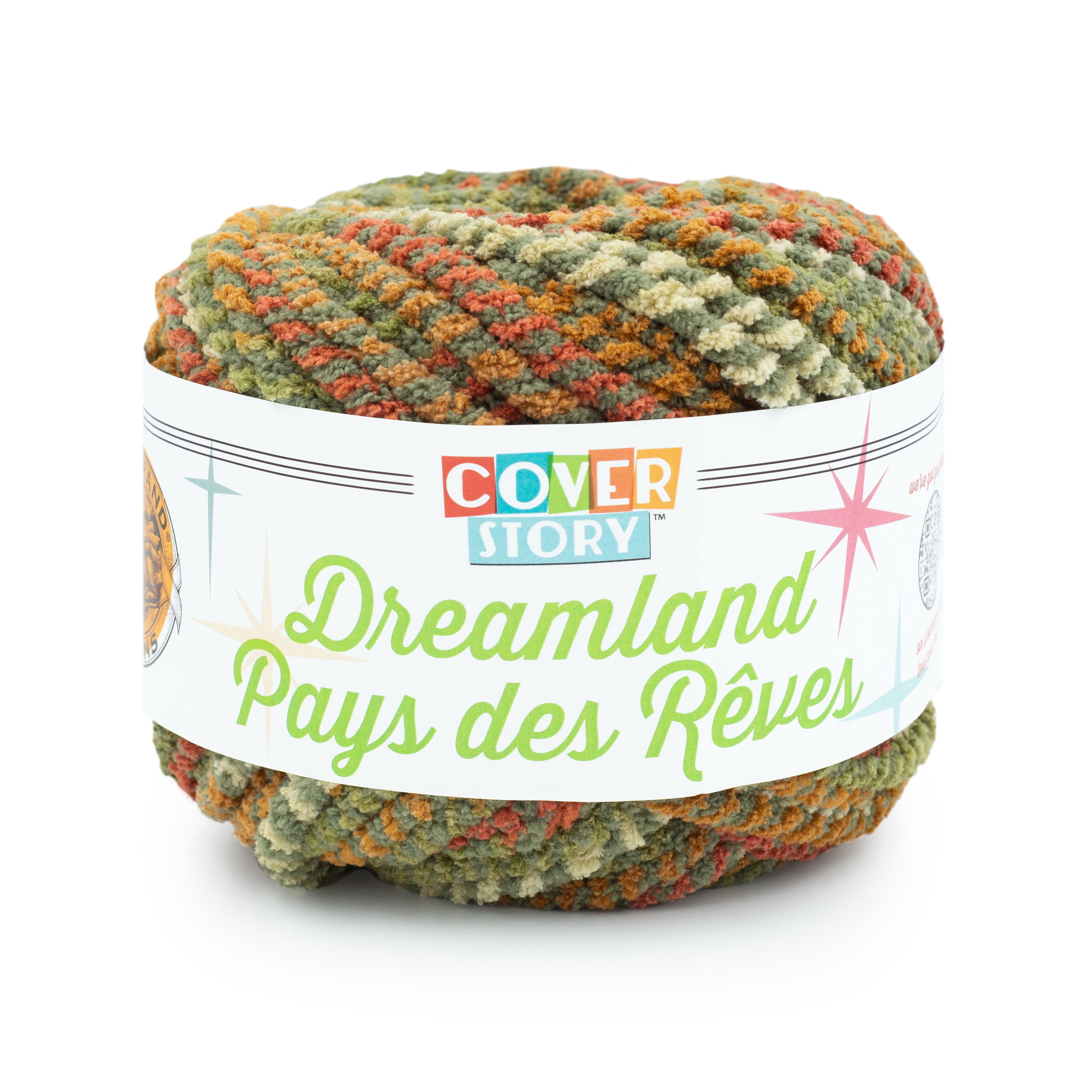 Lion Brand Yarn Cover Story Dreamland Camouflage Super Bulky Polyester ...