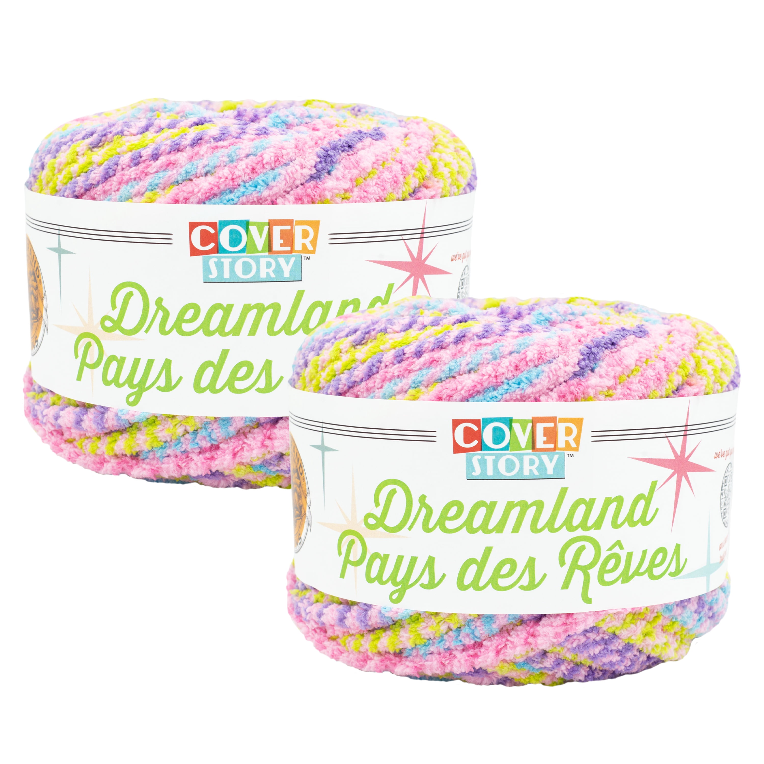 Lion Brand Yarn Cover Story Dreamland Fairy Garden Super Bulky ...