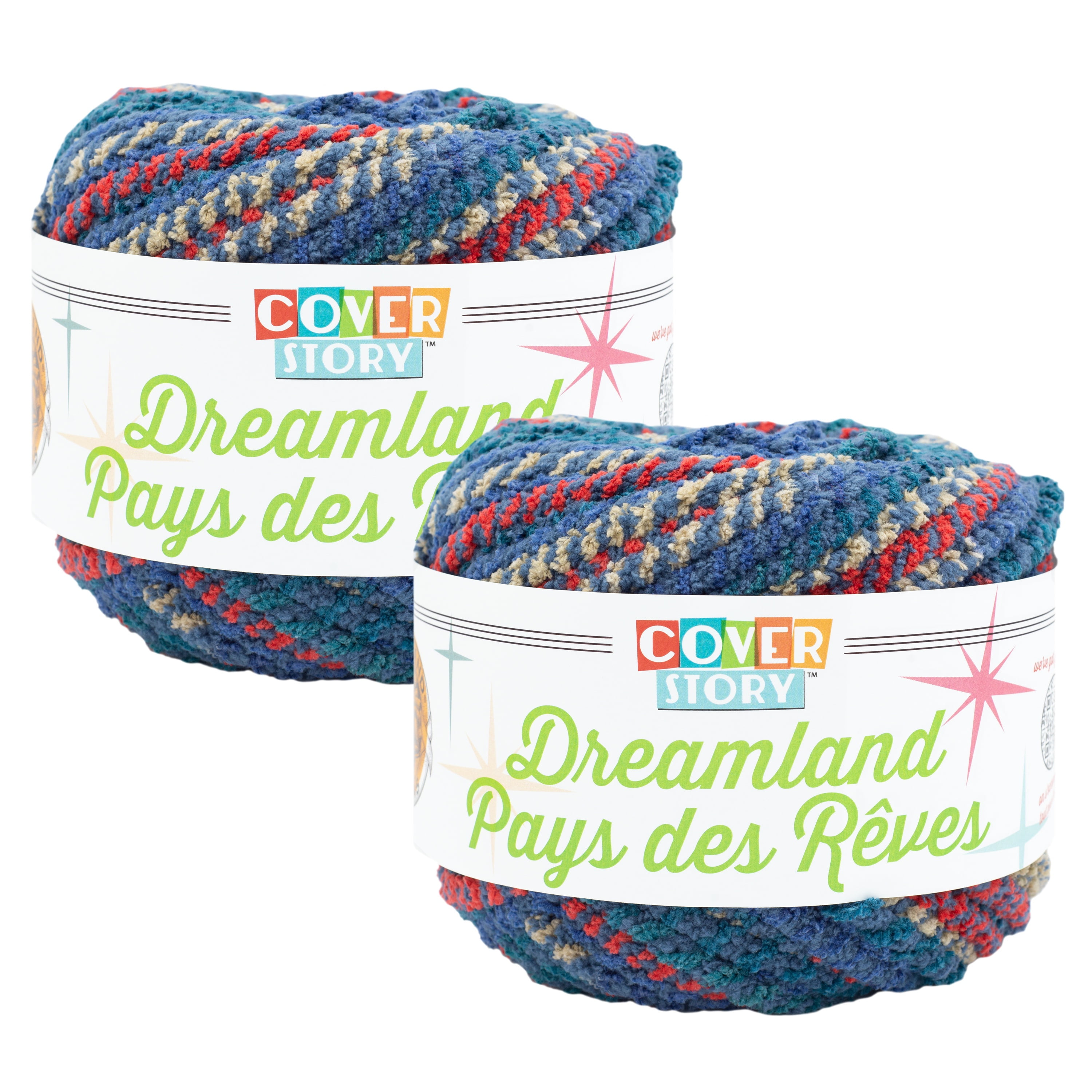 Lion Brand Yarn Cover Story Dreamland Lakeside Super Bulky Polyester ...