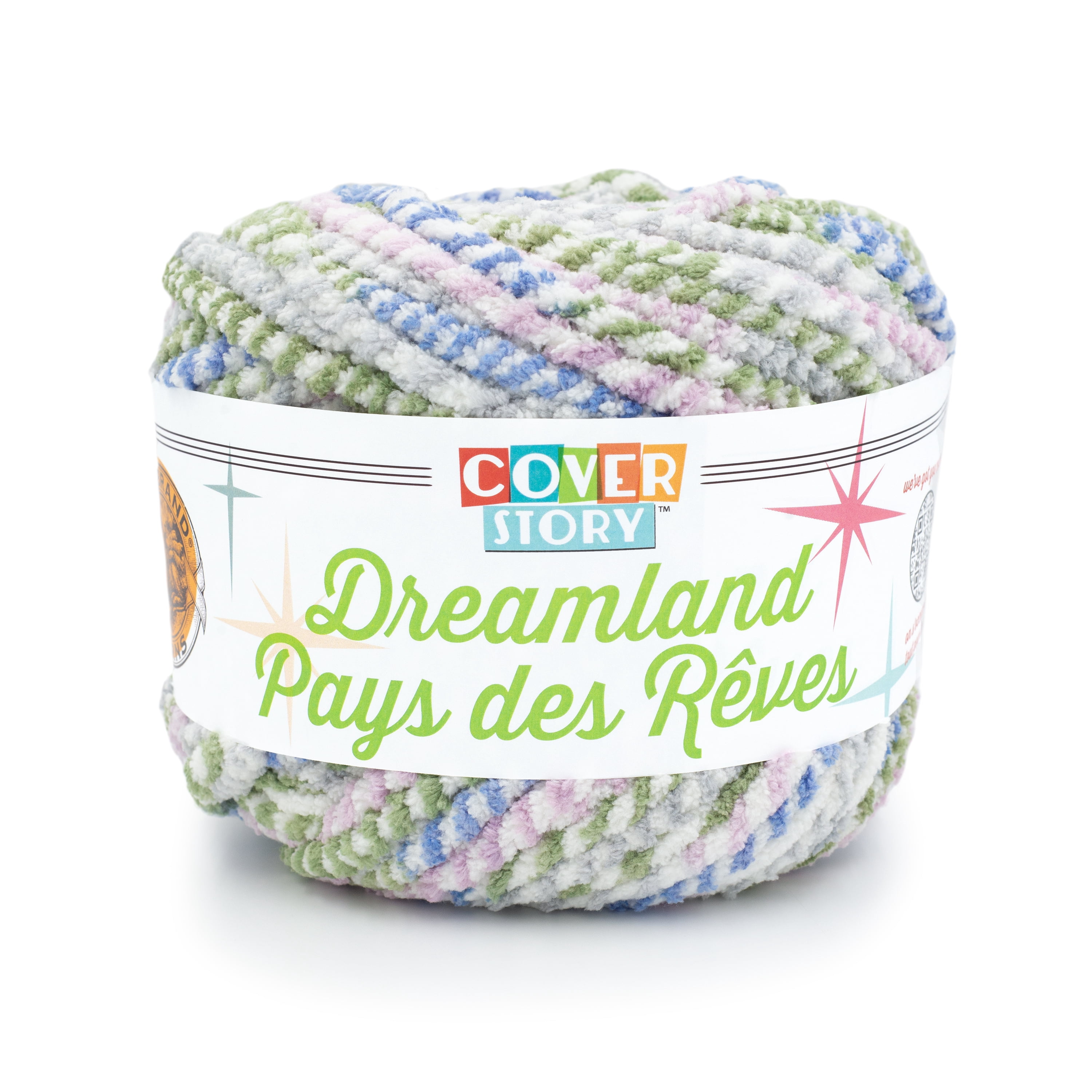 Lion Brand Yarn Cover Story Dreamland Nursery Super Bulky Polyester ...