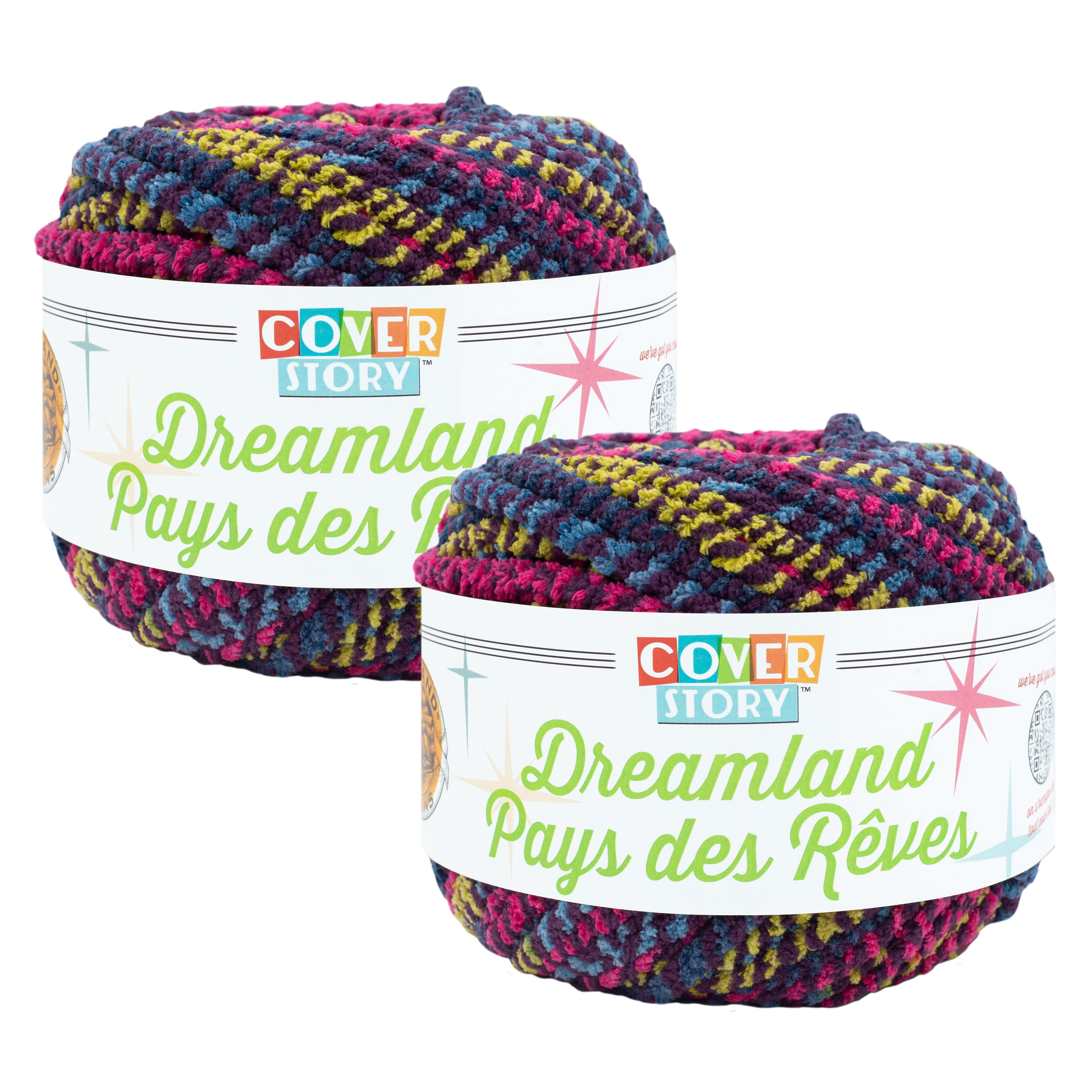 Lion Brand Yarn Cover Story Dreamland Wonderland Super Bulky Polyester ...