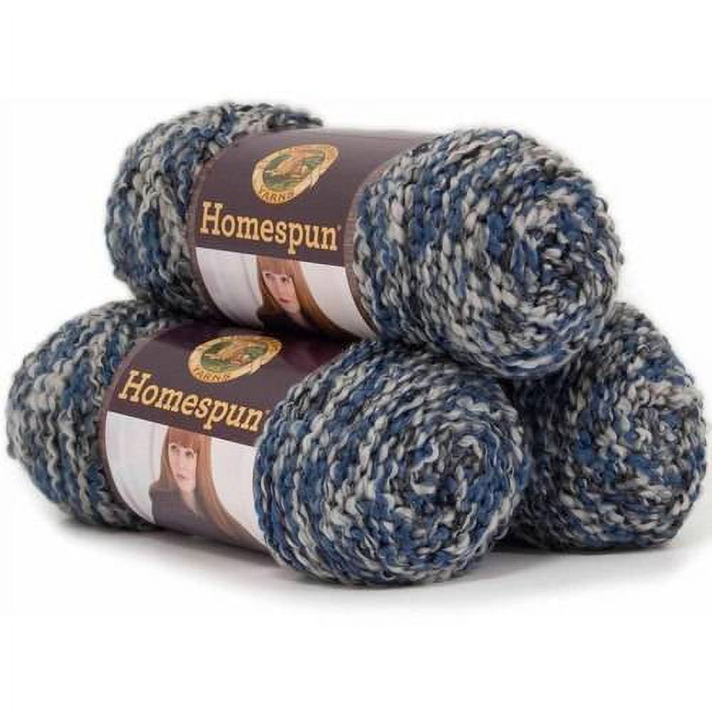 Lion Brand Yarn Homespun Blue Moon Painterly Bulky Acrylic, Polyester ...