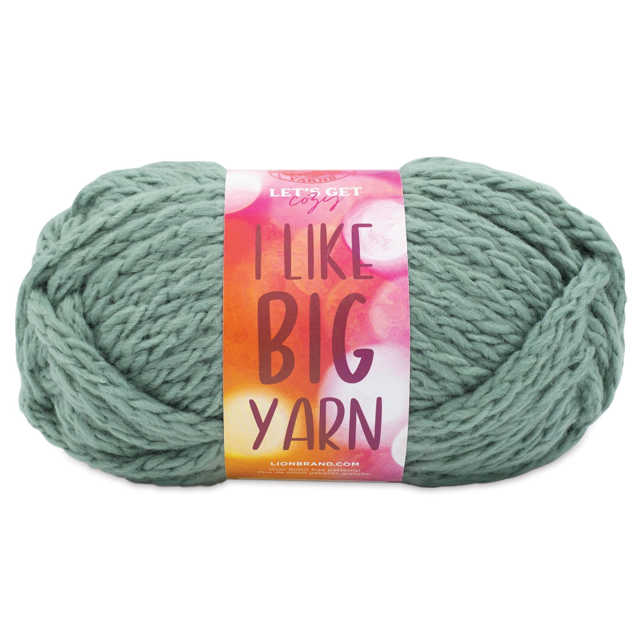 Lion Brand Yarn I Like Big Yarn - Celadon - Walmart.com