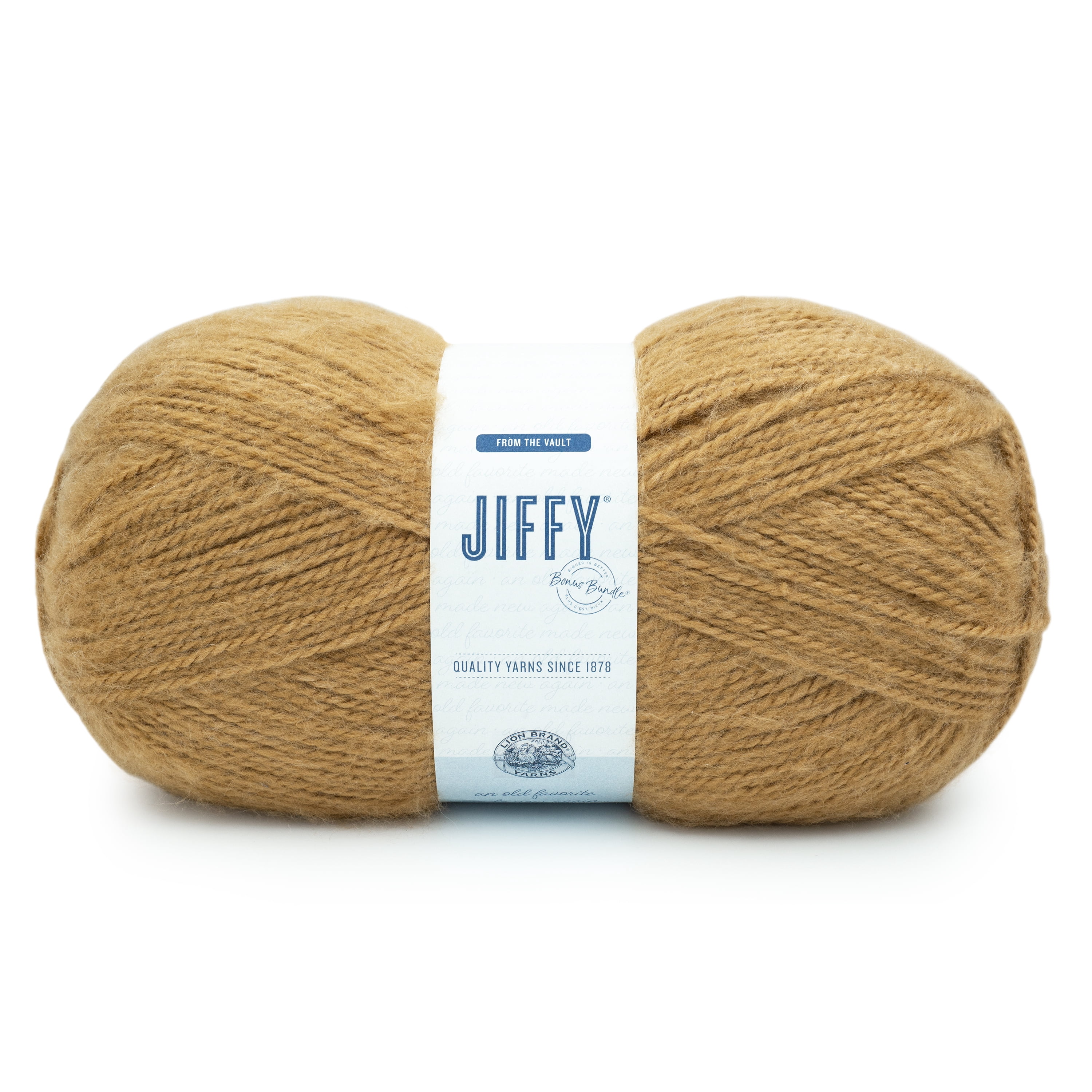 Lion Brand Yarn Jiffy Bonus Bundle Cedar Bulky Acrylic Brown Yarn 1 ...