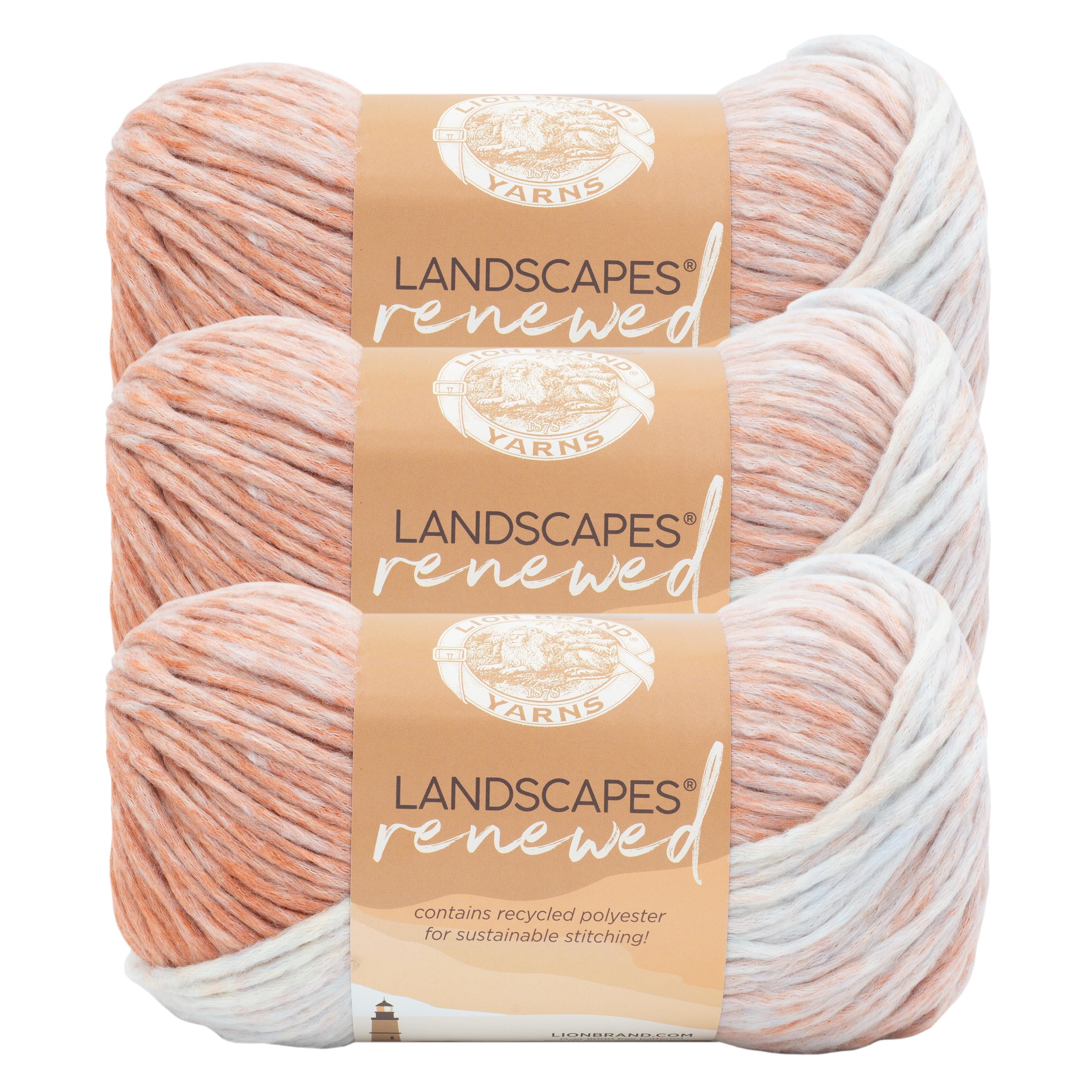 Lion Brand Yarn Landscapes Renewed Desert Spring Medium Polyester ...
