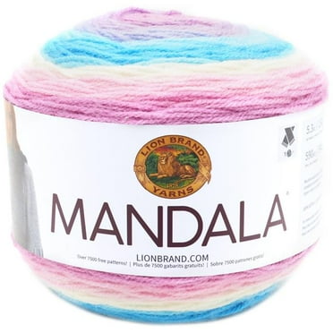 Lion Brand Yarn Mandala Centaur Self-Striping Light Acrylic Multi-color ...