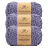 Lion Brand Yarn Re-Spun Thick & Quick Acai Super Bulky Yarn Recycled ...