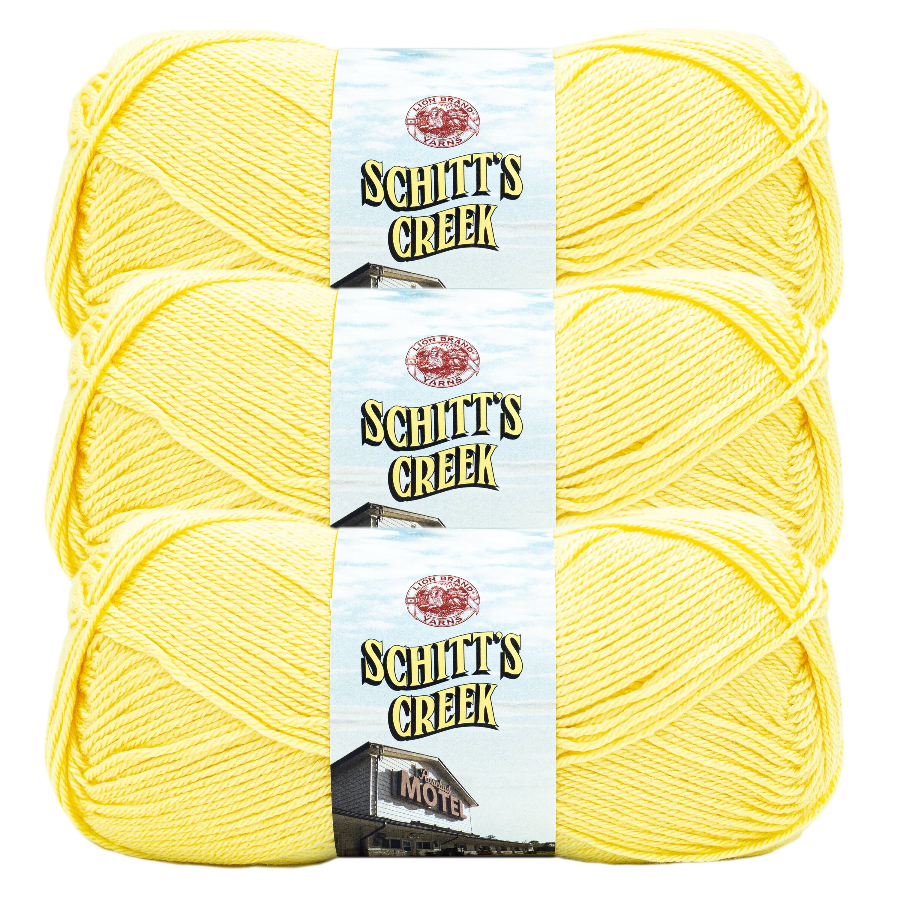 Lion Brand Yarn Schitt's Creek Yarn Fold in the Cheese Medium Acrylic ...