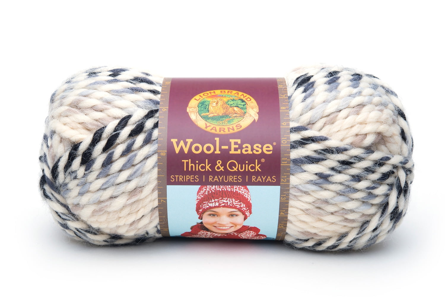 Lion Brand Yarn Wool Ease Thick & Quick Moonlight 640-609 Classic Wool ...