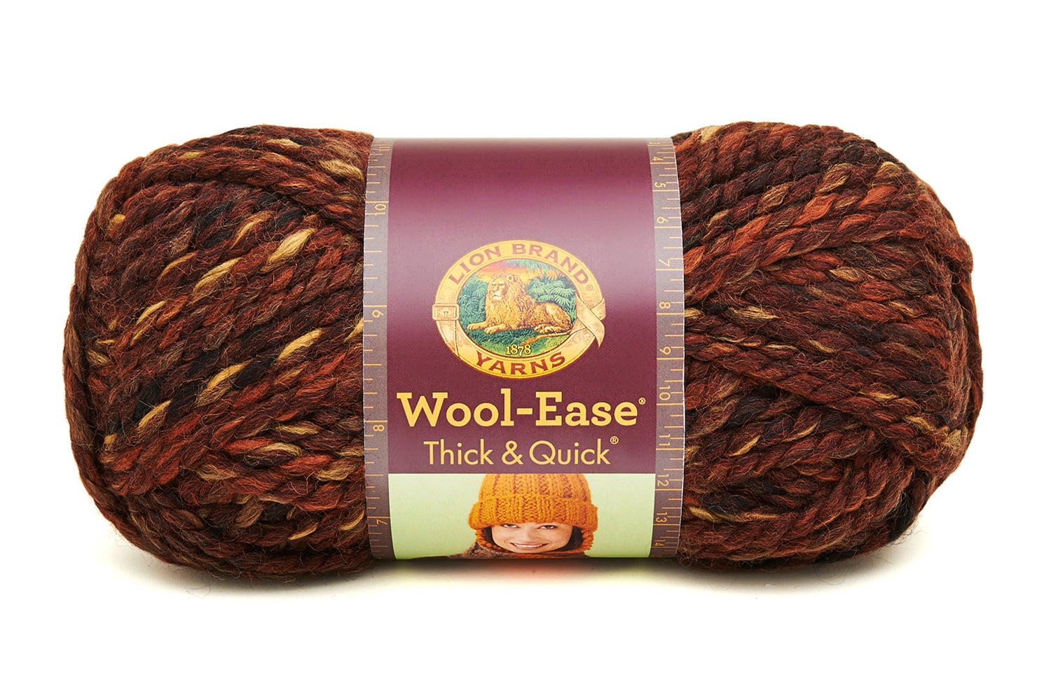 Lion Brand Yarn Wool Ease Thick & Quick Sequoia 640-501 Classic Wool ...