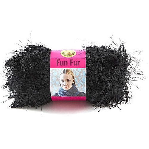 Lion Brand Yarns Polyester Fun Fur Yarn, 1 Each - Walmart.com
