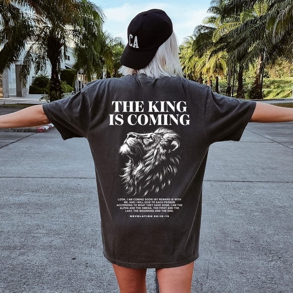 Lion Christian Revelation 22:12-13 Scripture Shirt T-Shirt - Walmart.com
